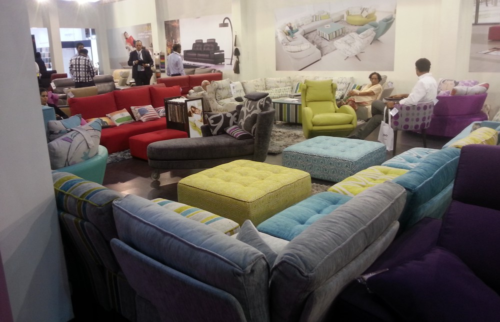 FAMA at ET ACETECH 2013 Mumbai India. News Fama Sofas